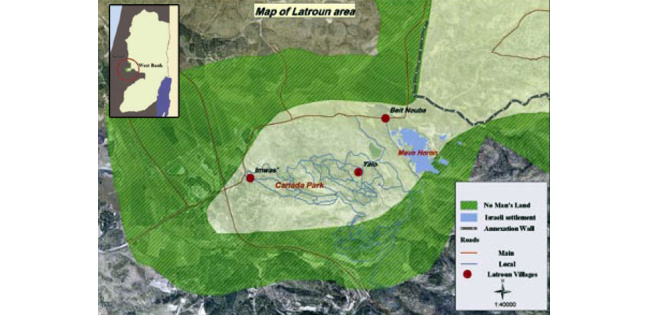 The Ghost of the Latroun Area: 46 Years of Occupation