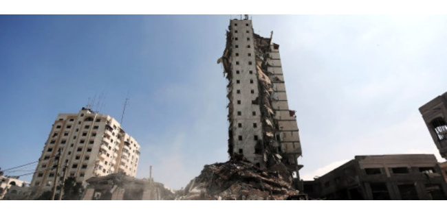 High Rise Buildings Collapse Following Israeli Airstrikes